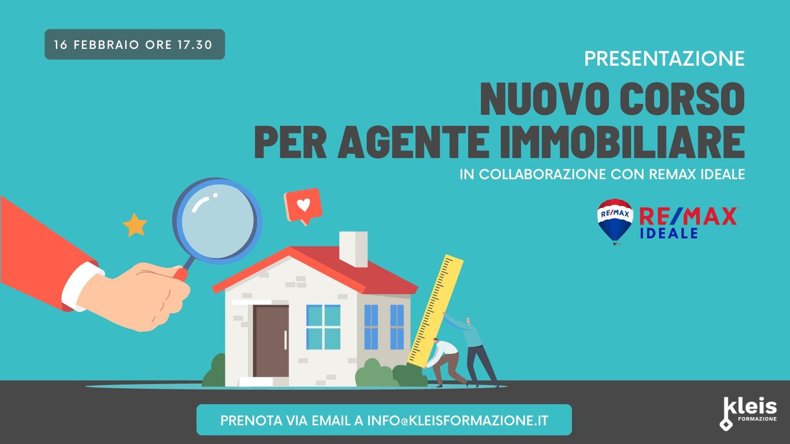 Il nuovo Corso per Agente Immobiliare con RE/MAX IDEALE